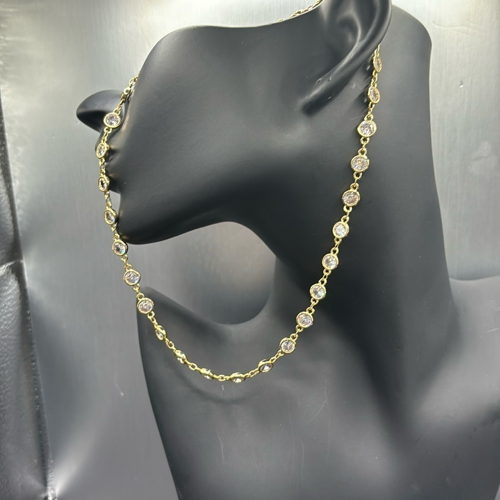 #103 Cz Link Chain - Gem